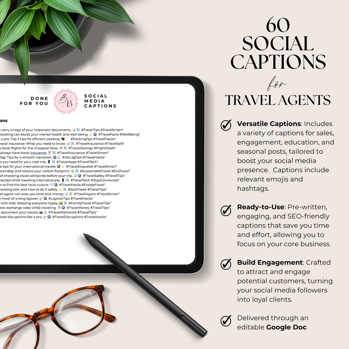 Travel Agent Insta Captions Social Media Copy Content for Instagram ...