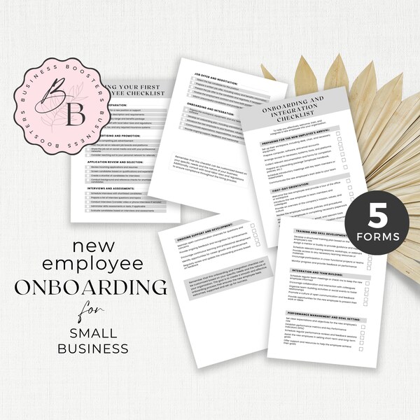 Employee Onboarding Checklist Printable - Etsy