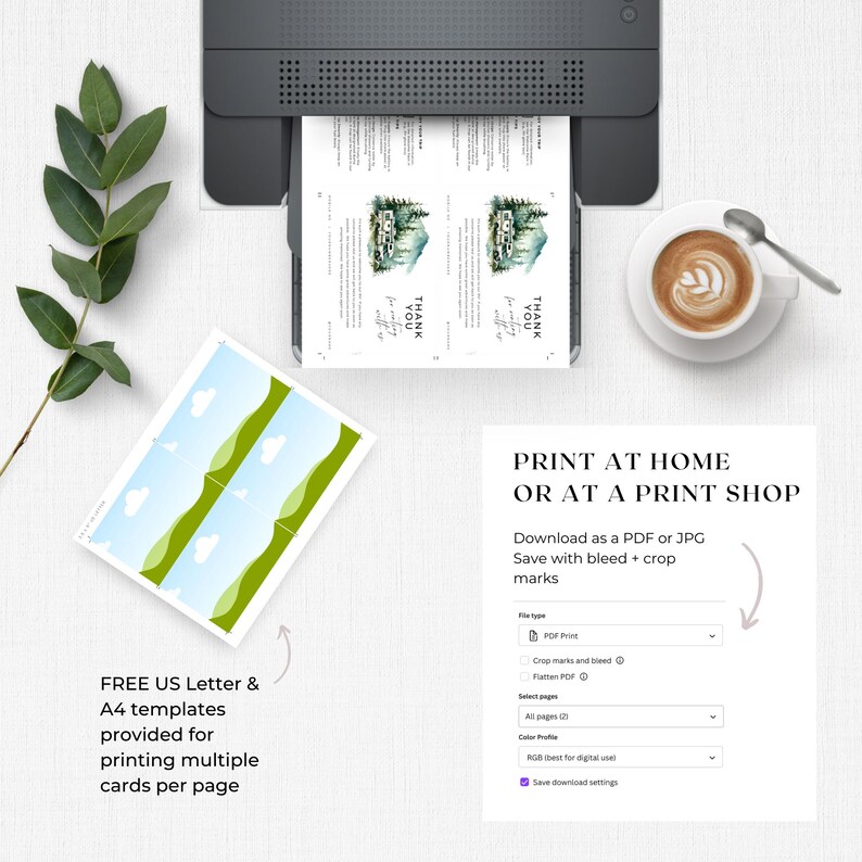 RV Rental Welcome Guest Card Bundle Motorhome Arrival Message Card ...