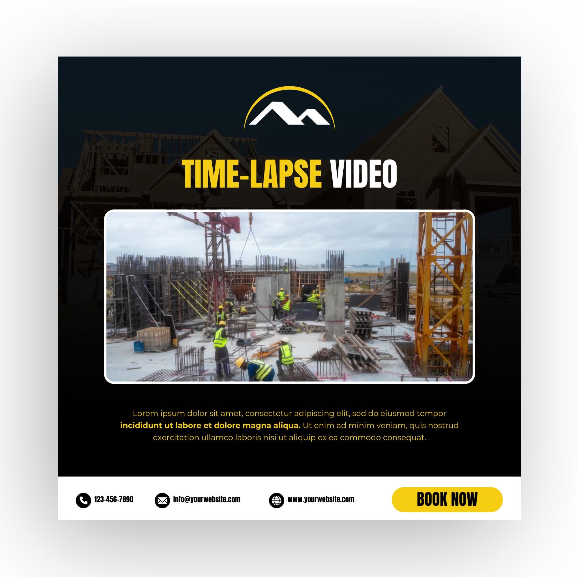 Contractor Social Media Posts Construction Instagram Posts Building ...