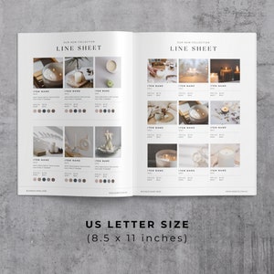 Canva Template Wholesale Catalog for Candle Business, Catalog Line ...