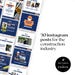 Instagram Posts for Construction Social Media Building Company Insta ...