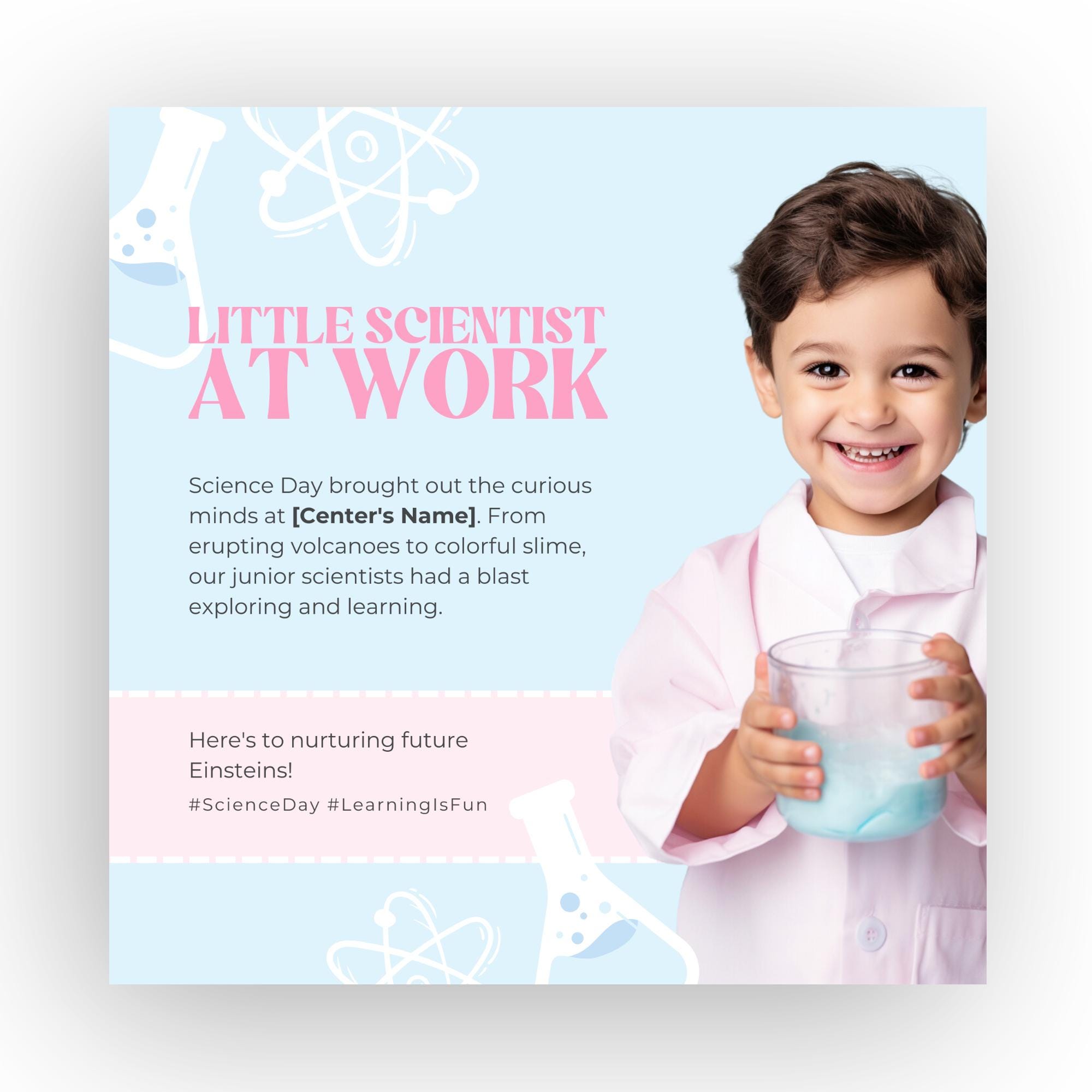 Instagram Posts for Childcare Facility Canva Template Social Media ...