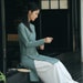 100% Cotton Pea Green Cheongsam Top Chinese Qipao Blouse Spring ...