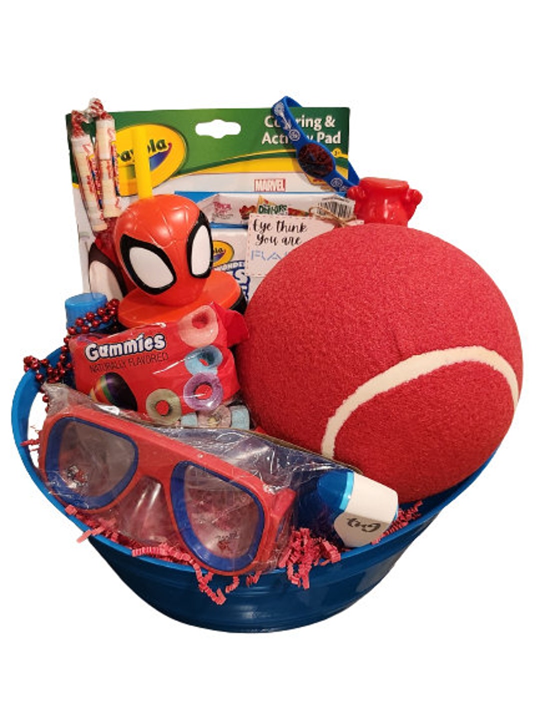 Spider-man Easter Basket, Spidey Basket, Treat Basket, Themed Basket ...