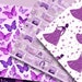 Purple Fashion Doll Digital Paper | Girls Birthday Party | Princess ...