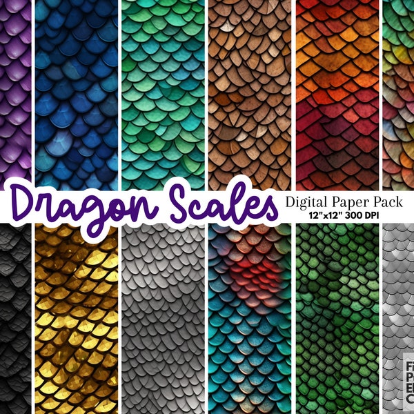 Dragon Scales Background - Etsy