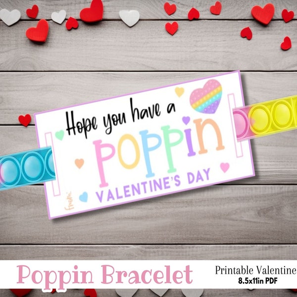Pop It Bracelet Valentine - Etsy