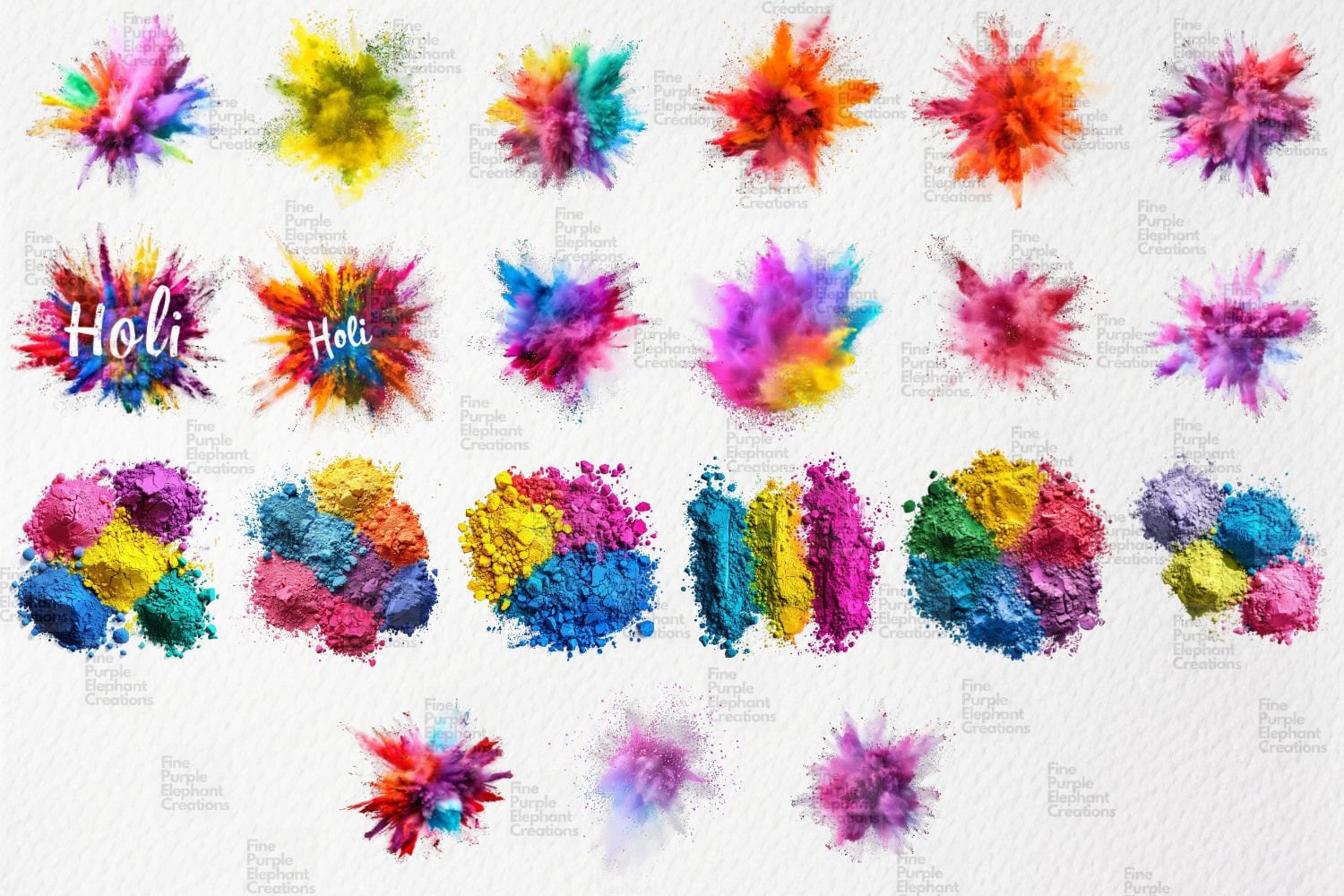 Festival of Color Powder Explosion PNG Clipart | Rainbow Pride ...