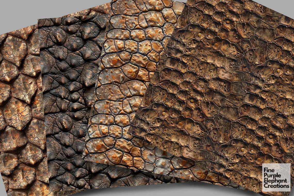 Dinosaur Skin Scale Texture Digital Paper - Prehistoric Jurassic ...
