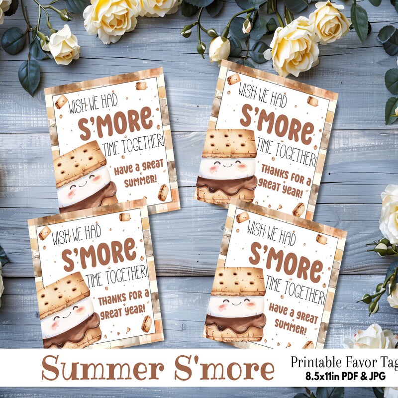Smores Tag - Etsy