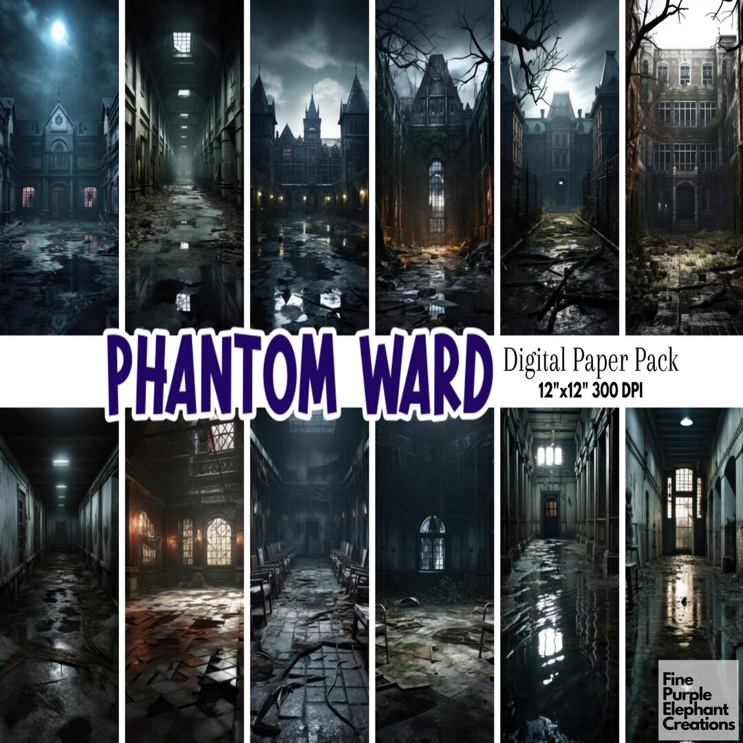 Abandoned Hospital Digital Paper | Halloween Sublimation | HD Scary ...