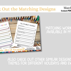 Teacher Appreciation Printable Digital Worksheet - Personalized End ...