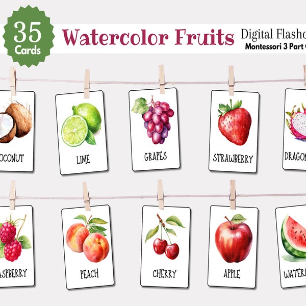 Fruit Matching Digital - Etsy