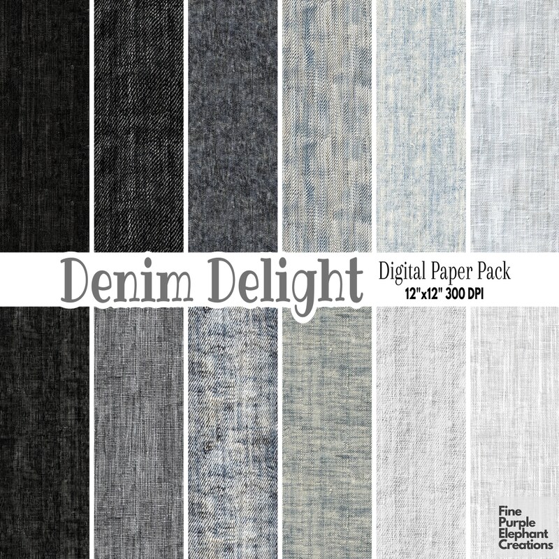 Denim Swatches - Etsy