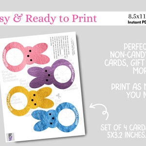 Printable Play Dough Easter Marshmallow Peep Bunny Texture Digital ...