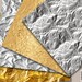 Metallic Foil Textures Digital Paper Wrinkled Gold Silver Metal Foil ...