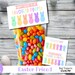 Printable Easter Favorite Peeps Treat Bag Topper Digital Paper Cards ...