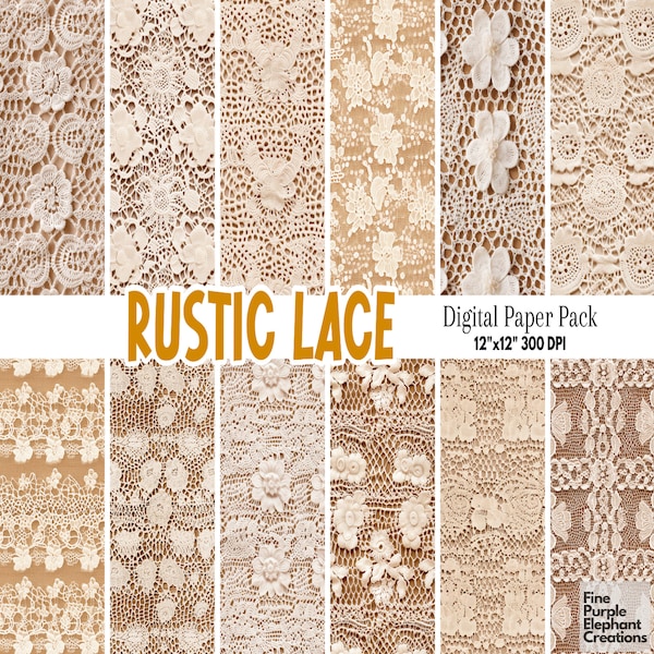 Rustic and Lace - Etsy