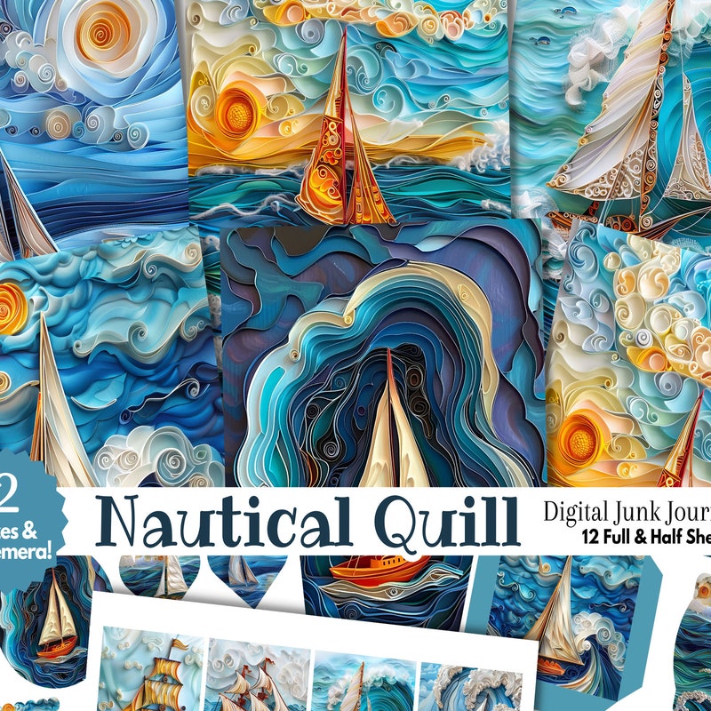 Ship Quilling Template - Etsy