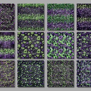 Halloween Monster Glitter Digital Paper - Textured Sublimation ...