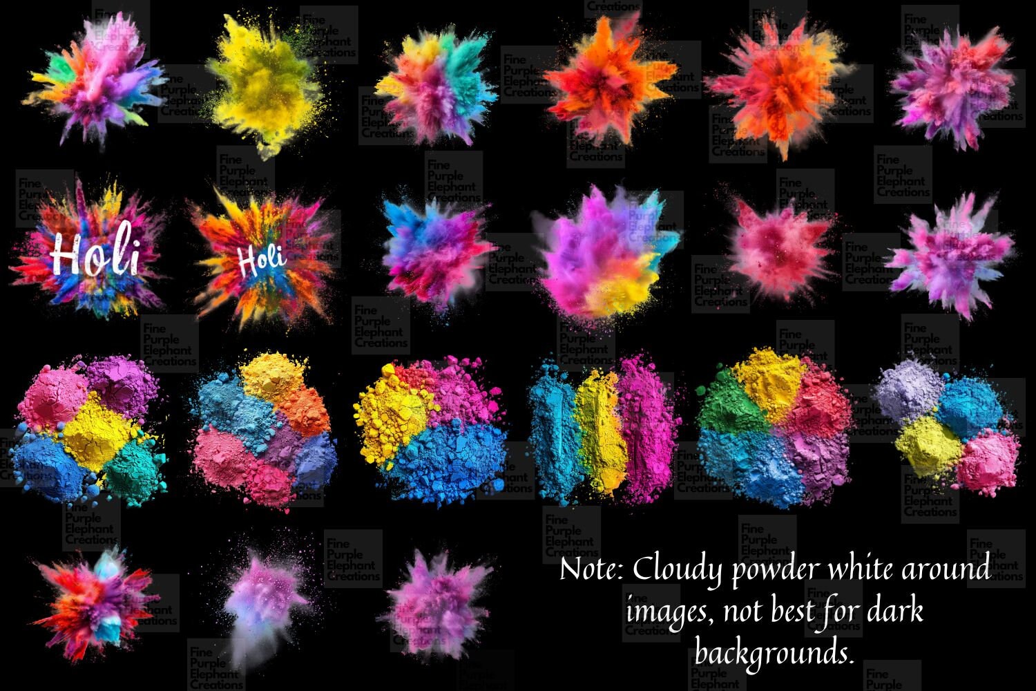 Festival of Color Powder Explosion PNG Clipart | Rainbow Pride ...