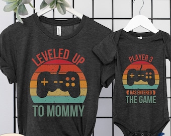 Player 1 Player 2 Matching Shirts Dad and Son Matching Gaming Shirts ...