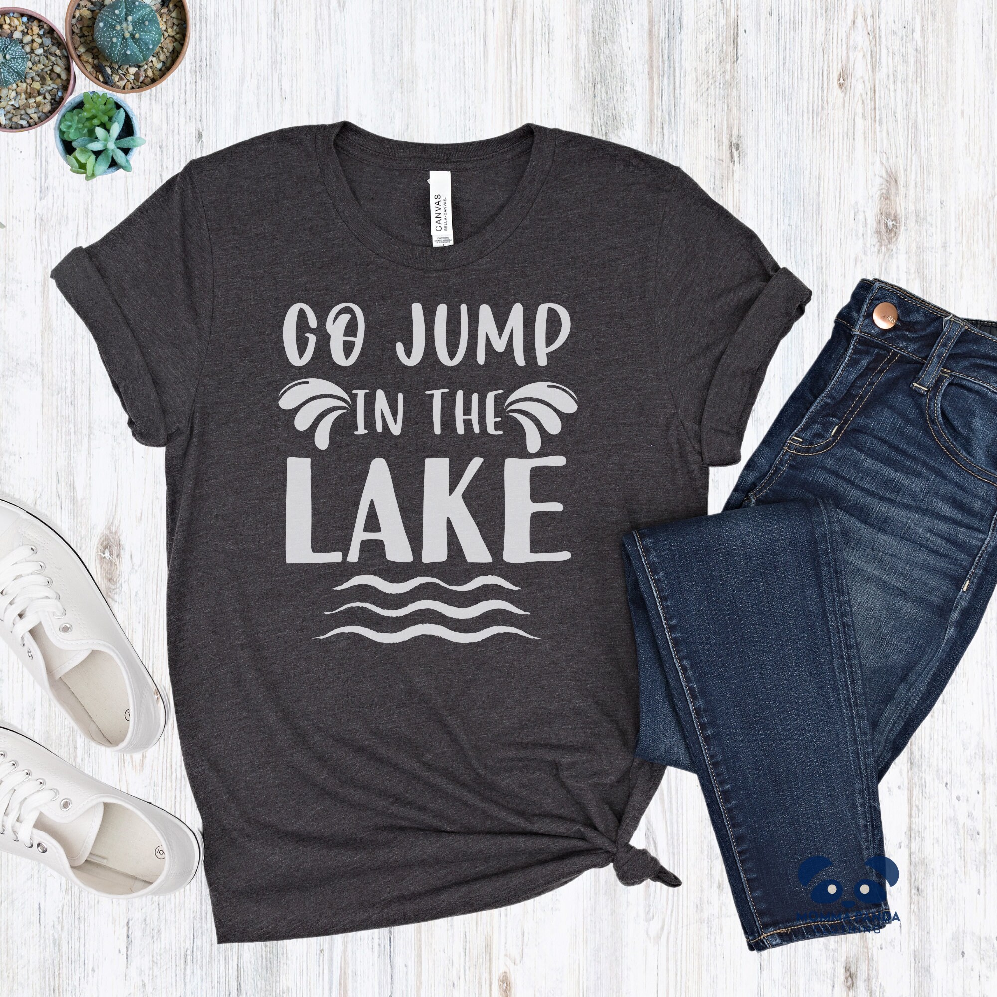 Funny Lake Shirt Go Jump in the Lake Shirt Lake Shirt Lake - Etsy