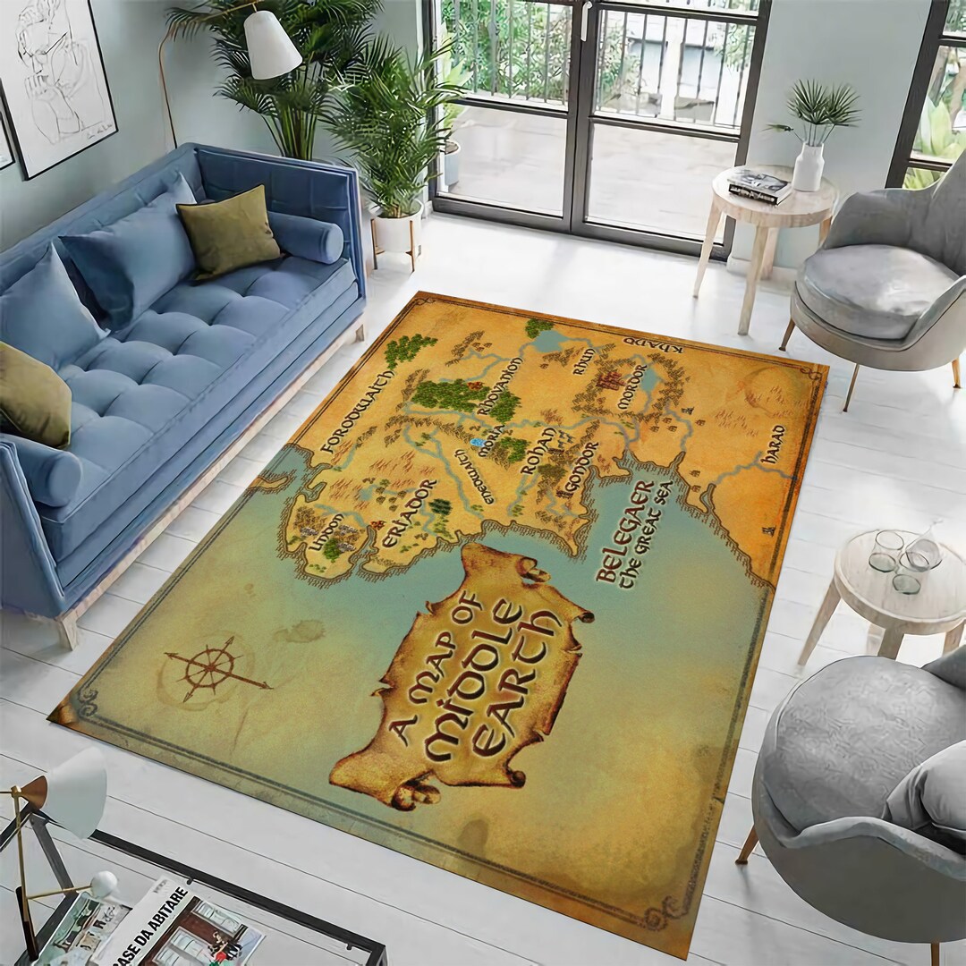 Maps Rug Earth Map Earth Map Rugs Map Retro Map Rug Map - Etsy