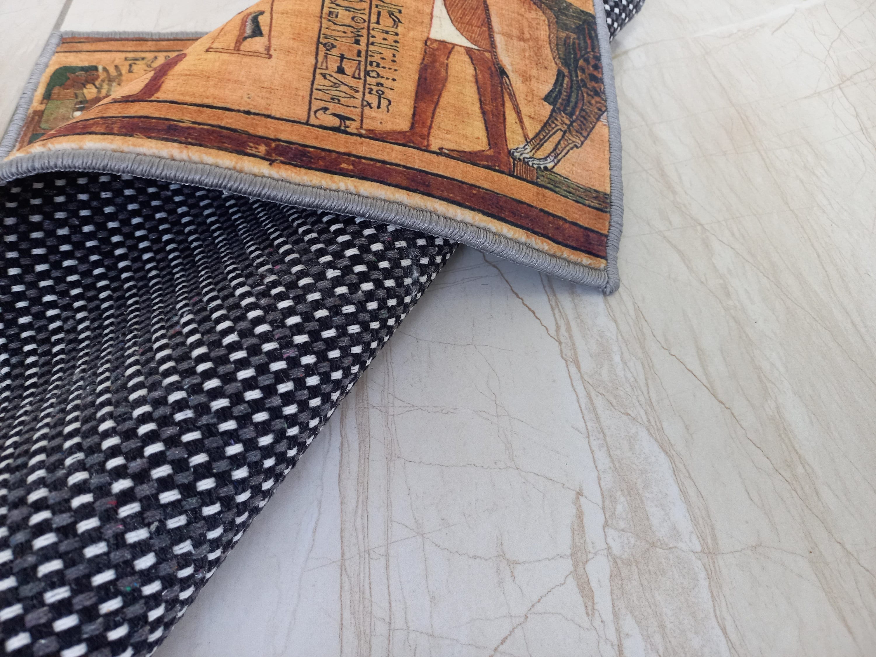 Ancient Egyptian Rugegypt Pattern Rugantique Ruggift for - Etsy