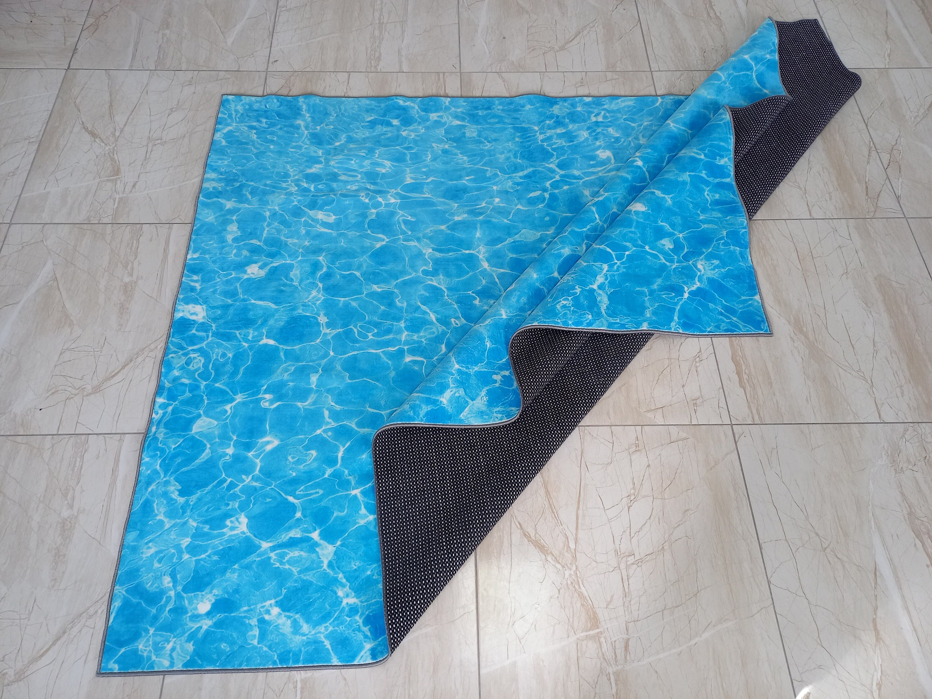 3D Water Rug,blue Water Rug,beach Rug,cool Water Rug,pool Rug,home ...