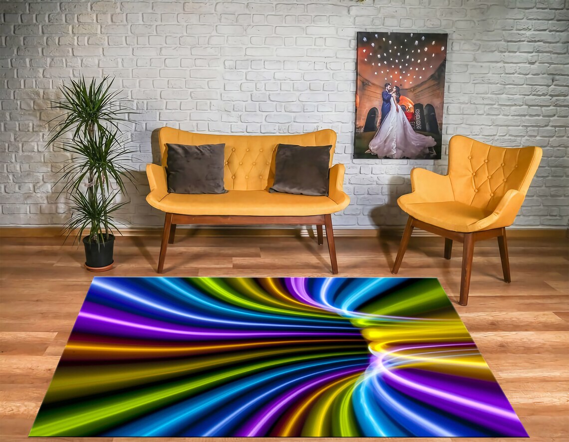 Illusion Rug Vortex Rug 3D Vortex Rug Modern Rug Area Rug - Etsy