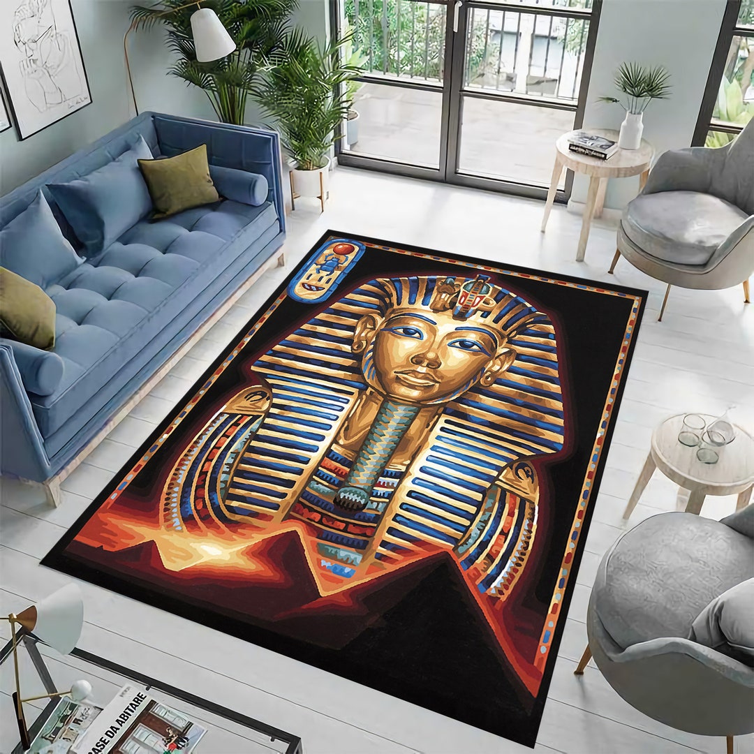 Ancient Egyptian Rug,egypt Pattern Rug,antique Rug,gift for Her, Home ...