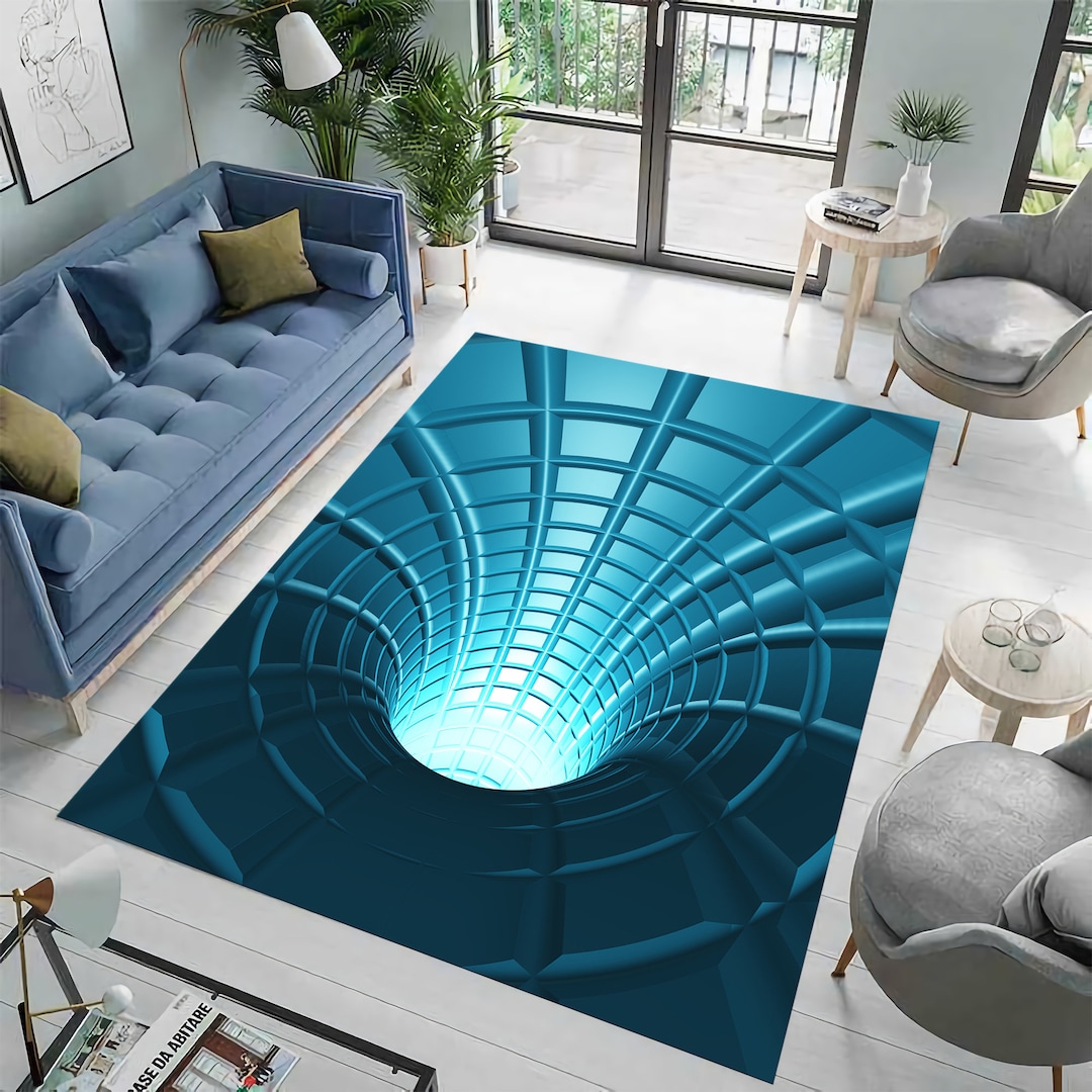 Illusion Rug,vortex Rug,3d Rug,modern Rug,area Rug,3d Art, Optical ...