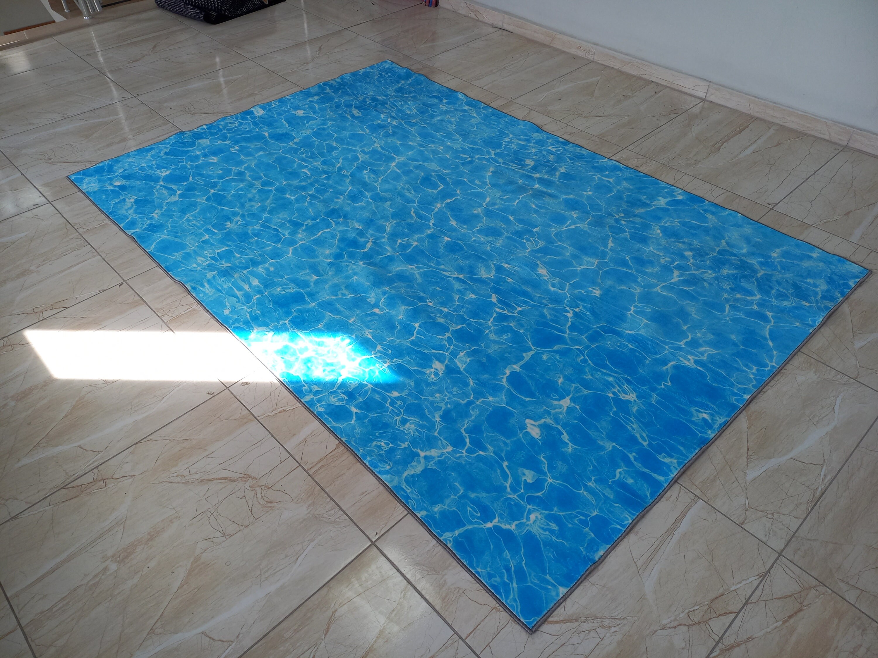3D Water Rug,blue Water Rug,beach Rug,cool Water Rug,pool Rug,home ...