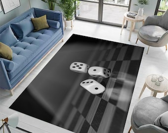 Dice Themed Rug - Etsy