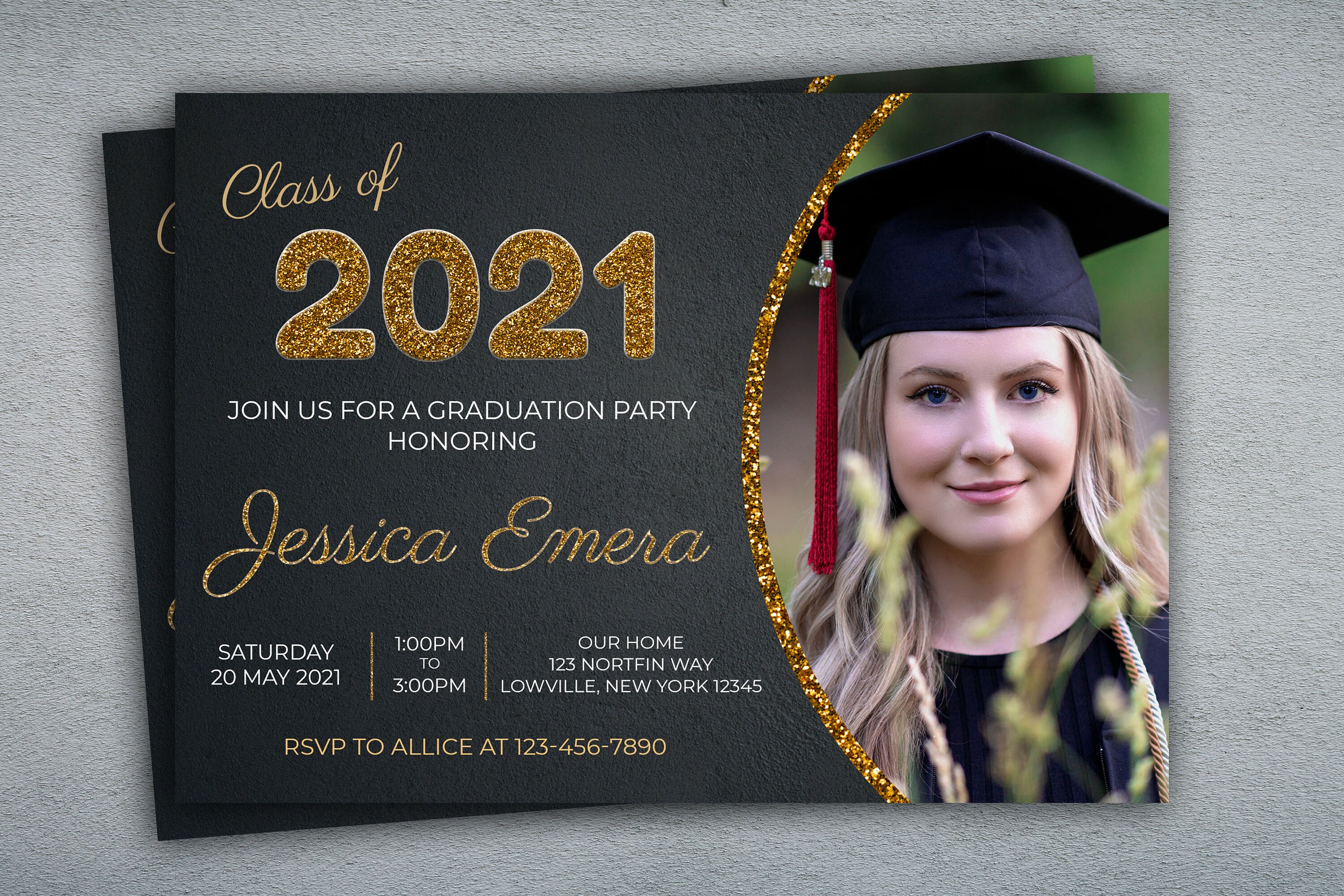 College Graduation Announcements 2021 Graduation Invitation Etsy