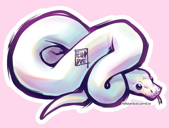Pastel Ball Python Matte Cardstock Wall Art Print - Etsy
