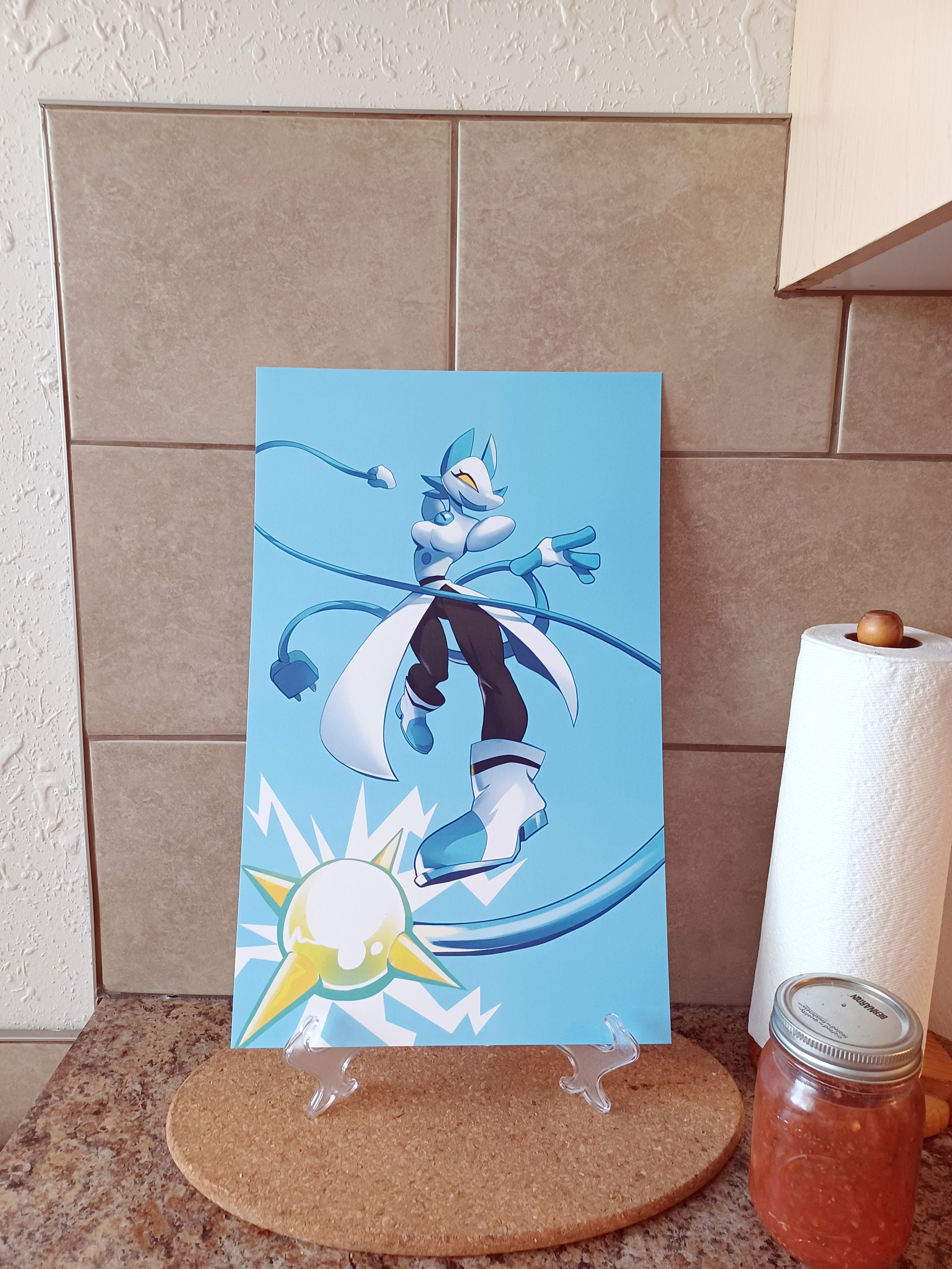 Tasque Manager From Deltarune Wall Art Print - Etsy