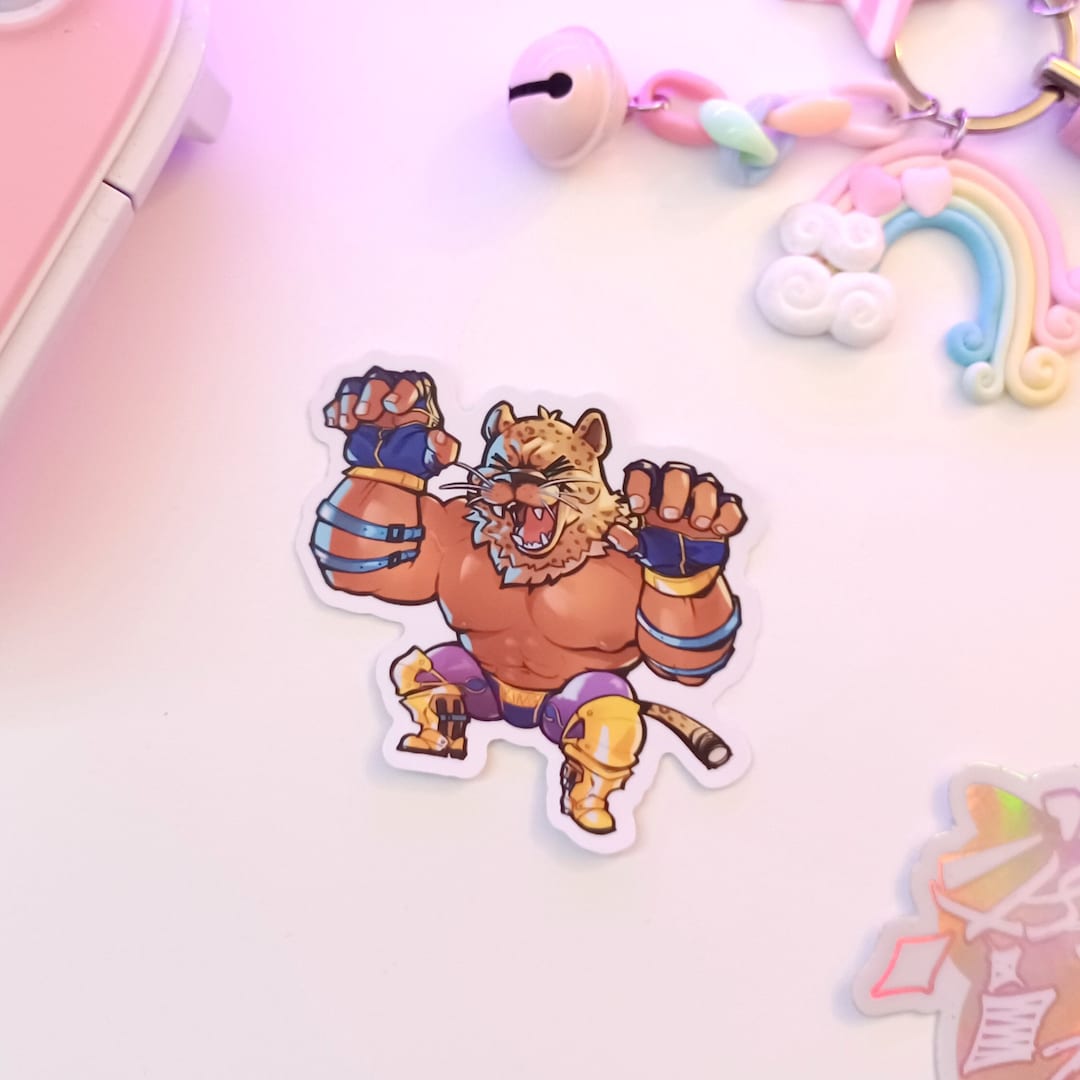 King From Tekken Matte Vinyl Sticker - Etsy