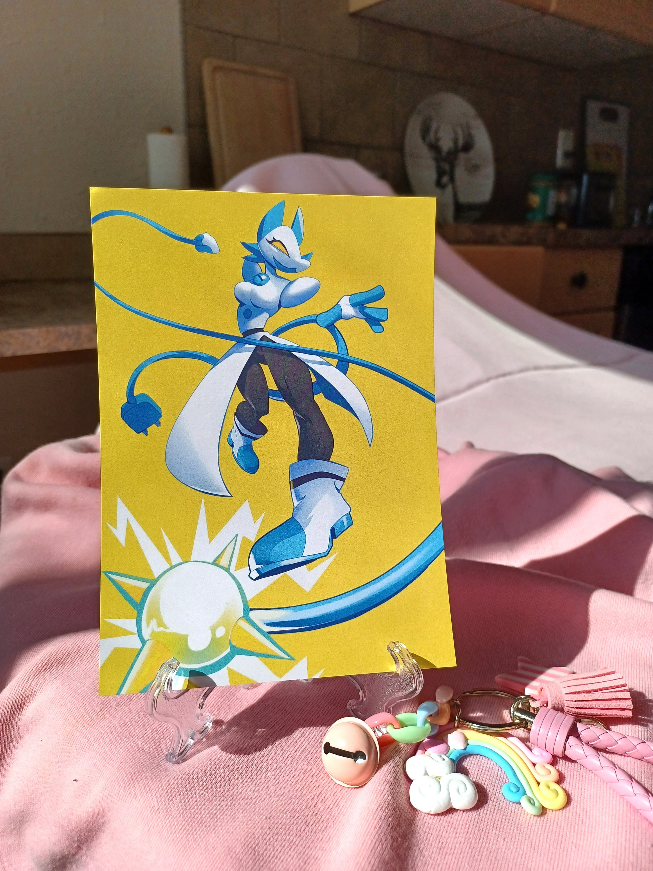 Tasque Manager From Deltarune Wall Art Print - Etsy