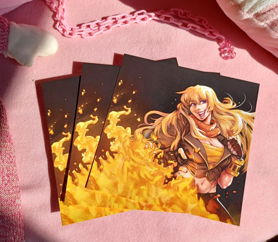 Yang Xiao Long From Rwby Matte Cardstock Wall Art Print Etsy