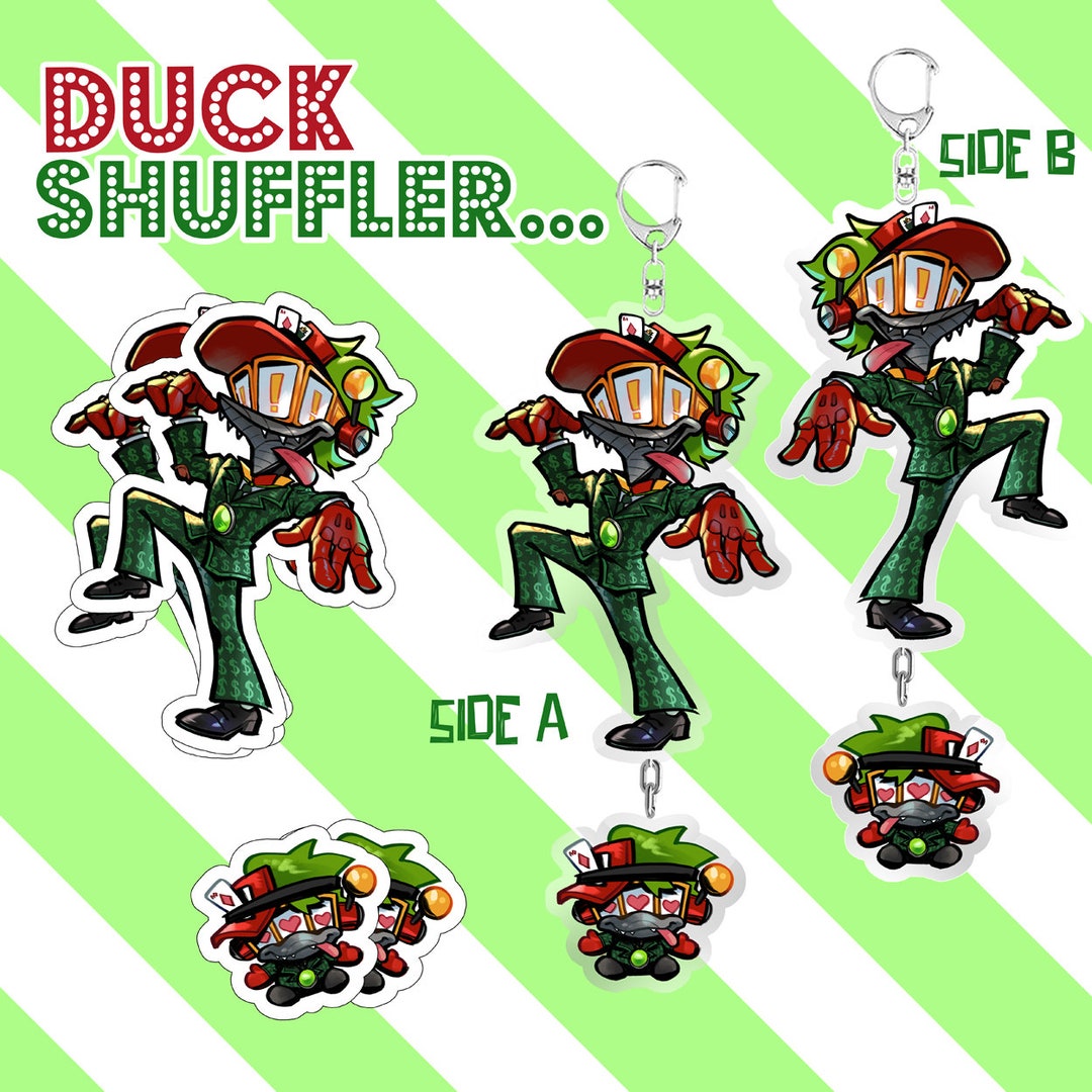 PREORDER Duck Shuffler From Toontown Corporate Clash Double Sided Epoxy ...