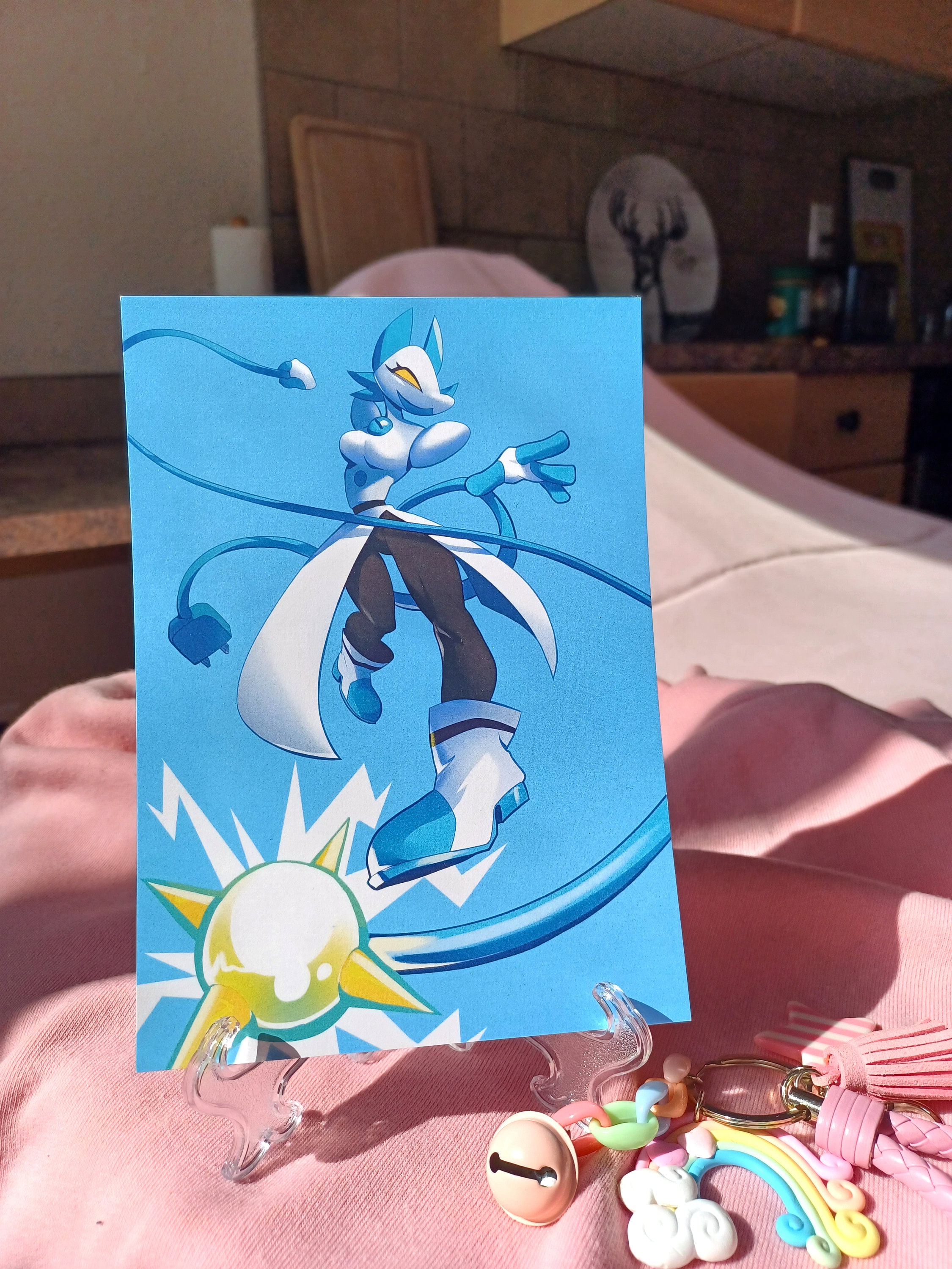 Tasque Manager From Deltarune Wall Art Print - Etsy