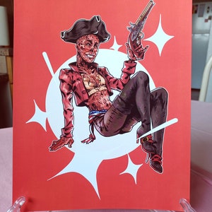 Pin-up Hancock Nuka Girl From Fallout 4 Matte Cardstock Print - Etsy