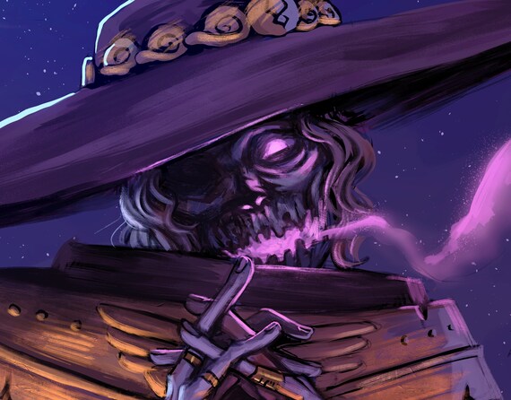 Charon the Boatman From Hades Game Wall Art Print - Etsy