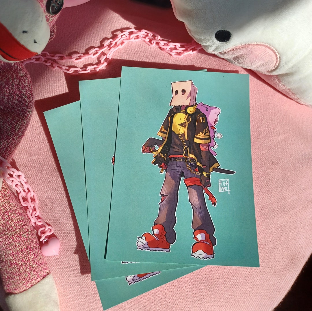 Weeb Samurai 5x7 Wall Art Print - Etsy