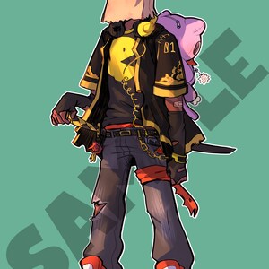 Weeb Samurai 5x7 Wall Art Print - Etsy