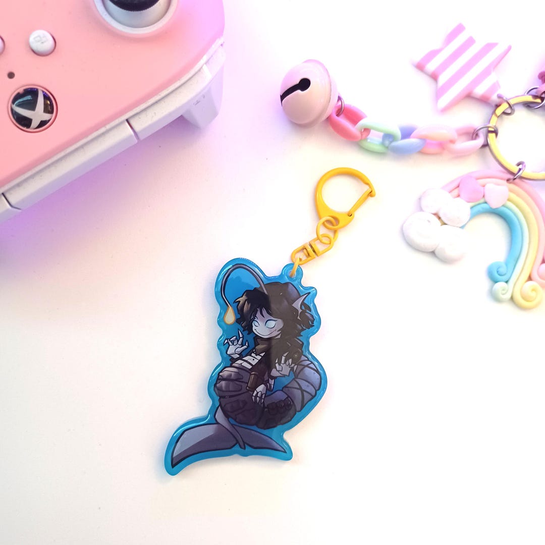Sebastian Solace From Pressure Blue 3" Glow in the Dark Epoxy Keychain ...