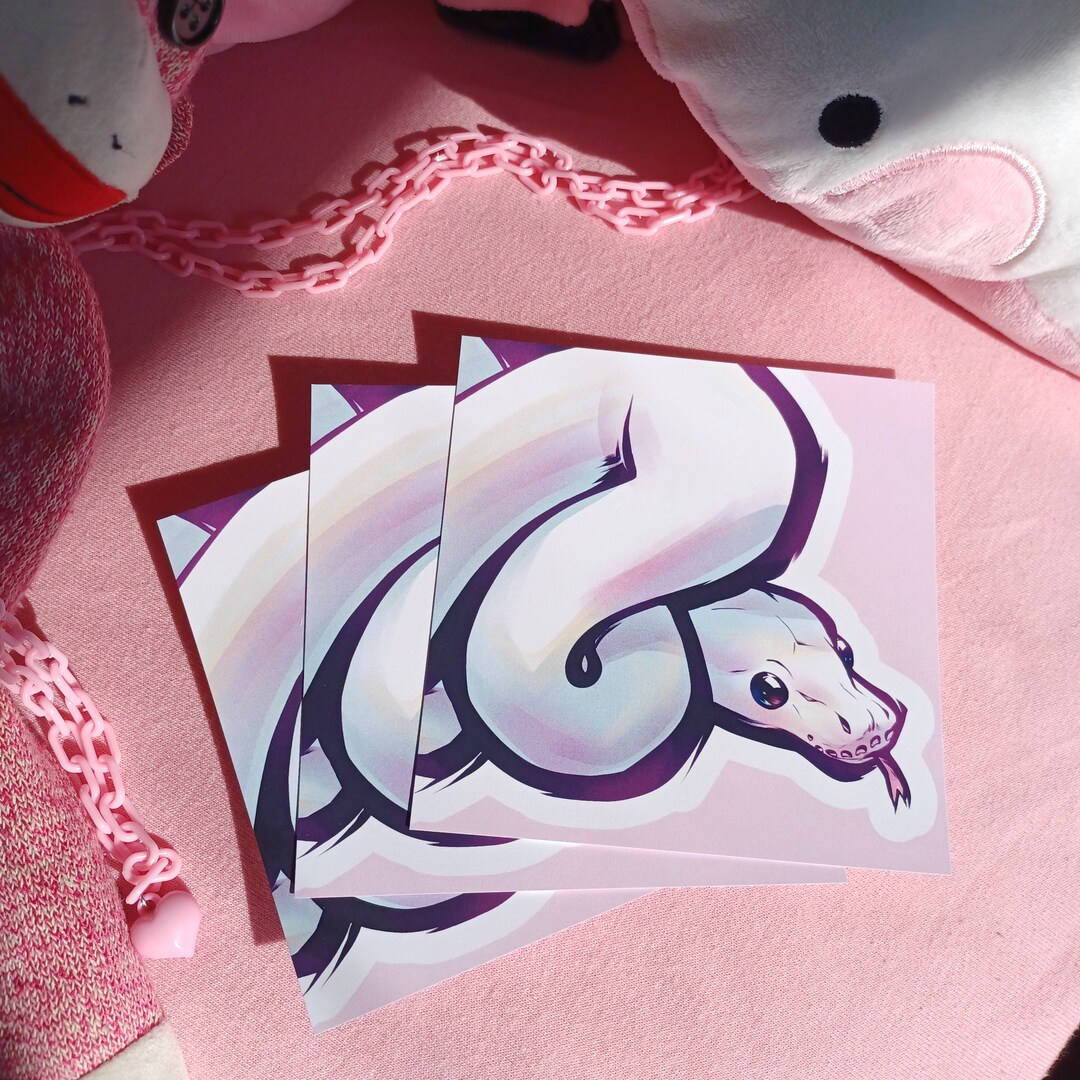 Pastel Ball Python Matte Cardstock Wall Art Print - Etsy